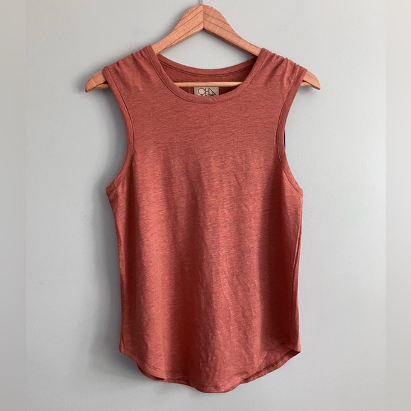 Chaser | Tops | Chaser Terracotta Linen Tanks Size S Nwt | Poshmark